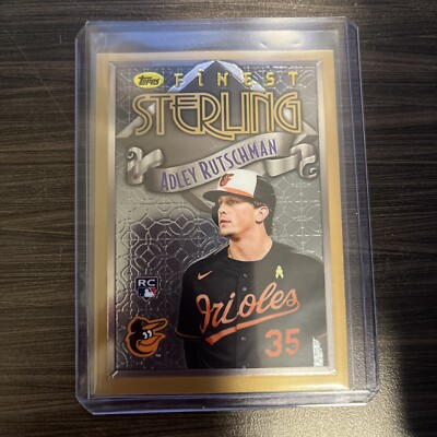 Topps Finest Flashbacks Sterling 2023 Adley Rutschman #16 Rookie Card ...