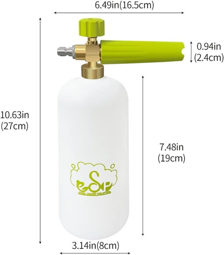 ESP Foam Cannon Snow Lance Pressure Power Jet Washer Quick Release ...