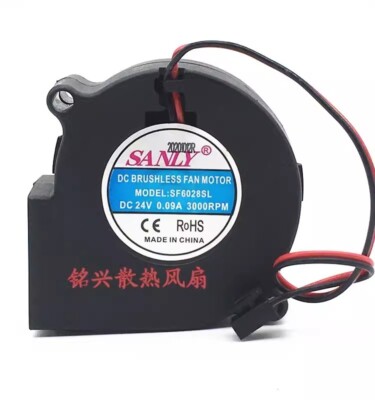 SANLY SF6028SL DC24V 0.09A 2-Wire Mute Turbo Cooling Fan | eBay