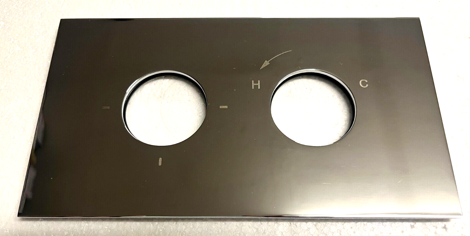 Crosswater KL1501BPC Thermo Shower Back Plate - Chrome | eBay UK