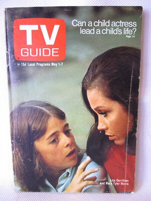 TV Guide 944 May 1 1971 Mary Tyler Moore Lisa Gerritsen, Lloyd Bridges ...