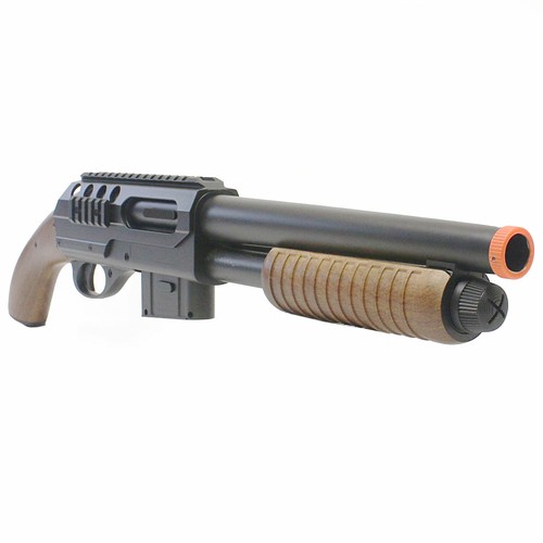 Airsoft Shotgun M47C Tactical Pump Action Rifle 320 FPS Saw Off ...