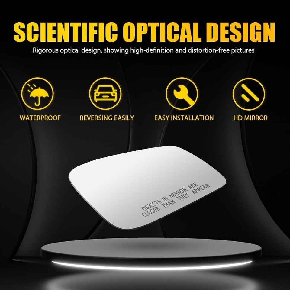 Right Passenger Side Mirror Glass Heated Fits BMW 528I 535D 640I 760LI ...