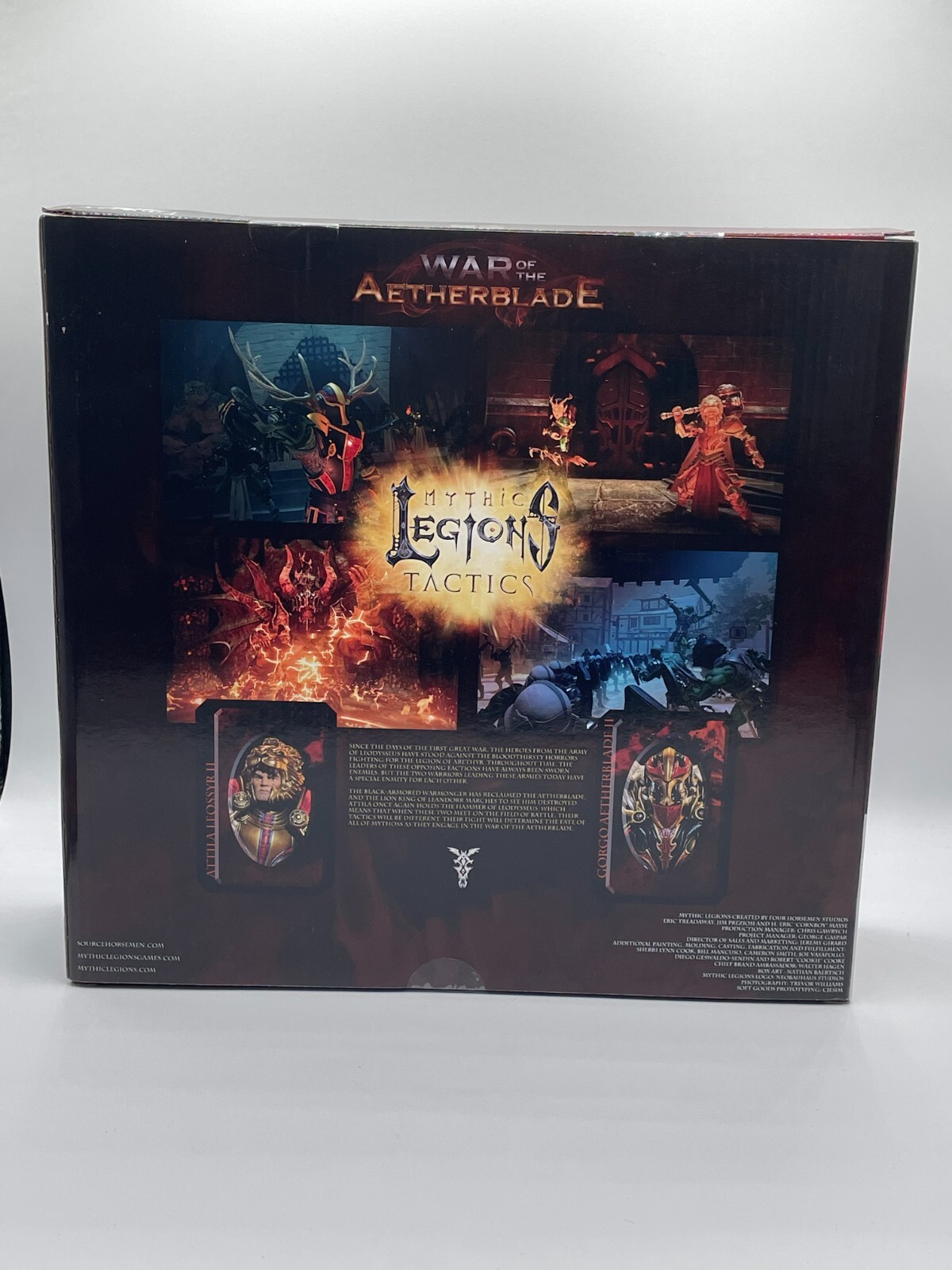 Mythic Legions 4HM War Of The Aetherblade Gorgo Attila Two Pack Signed ...
