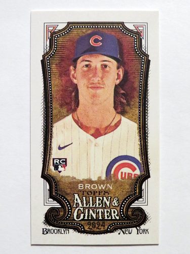 2024 Topps Allen & Ginter Ben Brown Mini A&G Back Variation Rookie Card ...