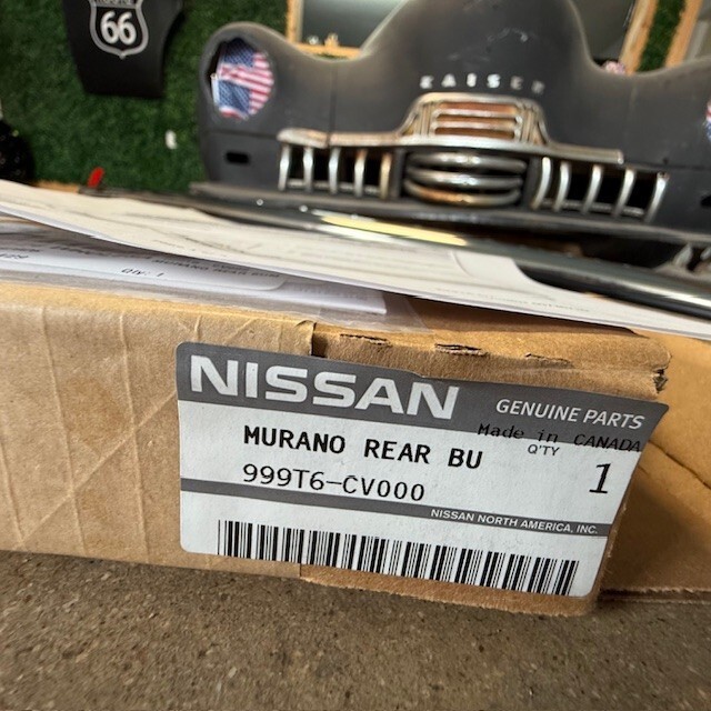 (1) 2009-2014 Nissan Murano Rear Bumper Protector Guard genuine 999T6 ...