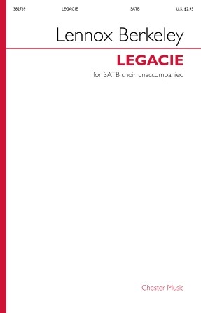 Legacie SATB Lennox Berkeley | eBay
