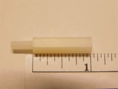 10 Abbatron / HH Smith 4395 Nylon Male/Female 8-32 x 1" x 1/4" Hex ...