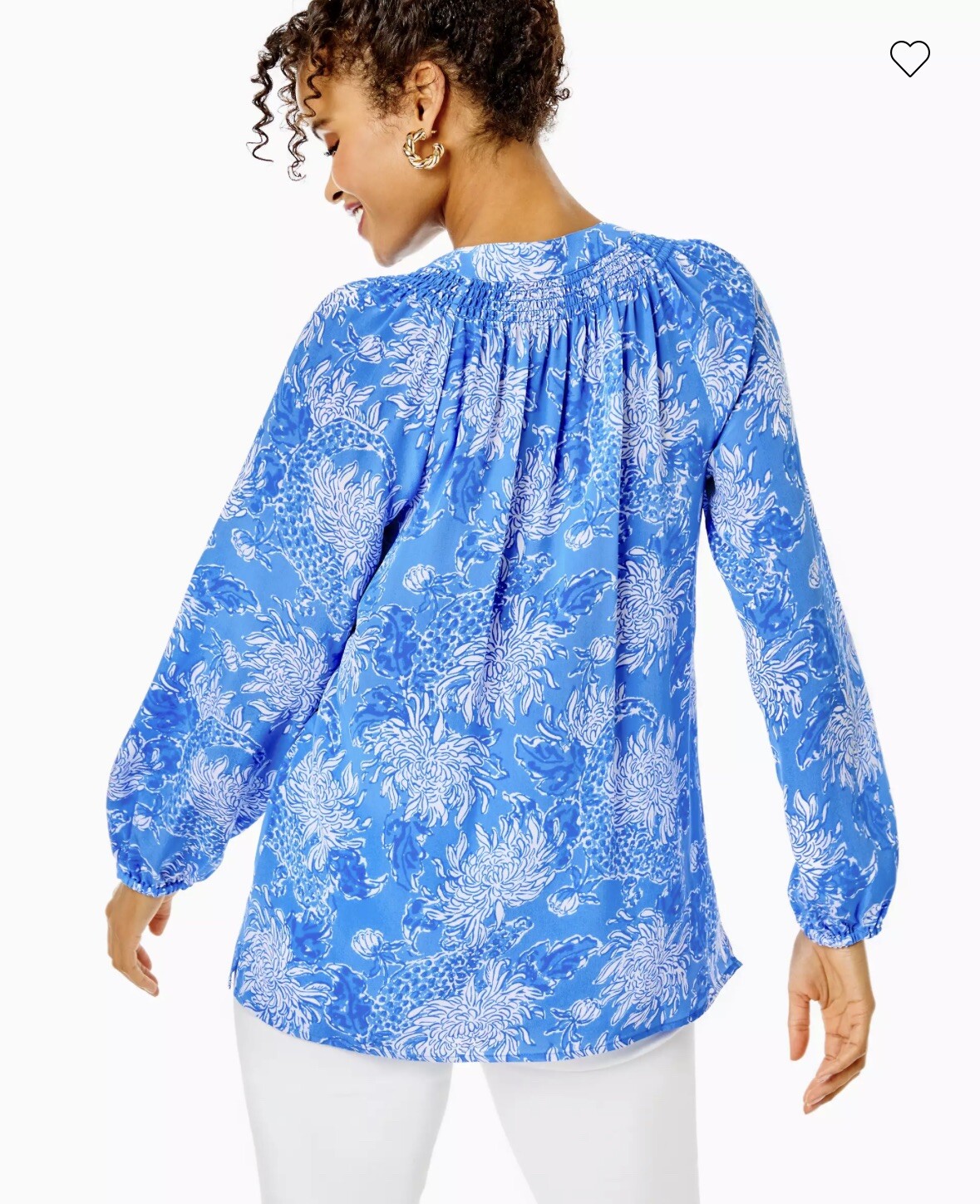 Lilly Pulitzer Elsa Silk Top Gem
