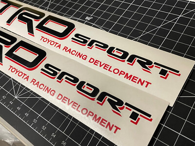 2x TRD Sport Decal for Toyota Tacoma Tundra Bedside Vinyl Decal CUSTOM ...