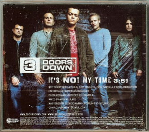 3 DOORS DOWN It’s Not My Time PROMO DJ CD Single 2007 | eBay