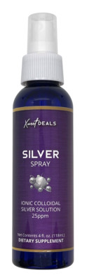 Silver Spray Ionic Colloidal Silver Solution 25ppm 4 fl oz Dietary | eBay