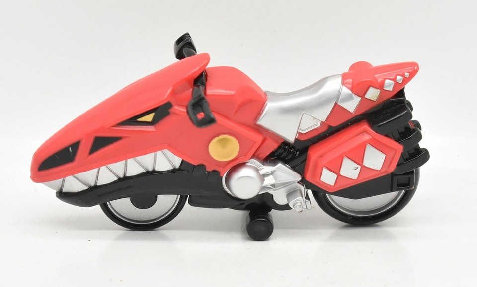 Power Rangers Dino Thunder Primal Playset Mini Red Raptor Cycle Bandai ...