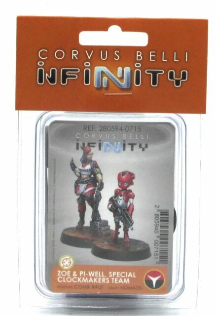 Infinity Nomads Zoe & Pi-well Special Clockmakers Team Corvus Belli ...