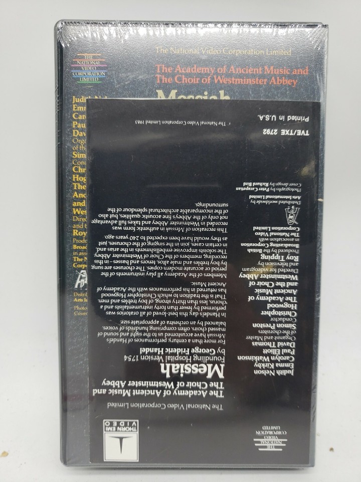 The academy Of Ancient Music & The Choir Of Westminstwr Abbey "Messiah ...