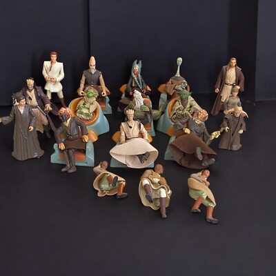 Star Wars High Jedi Council Set Complete 18 Figure Lot Plus 9 chairs | eBay