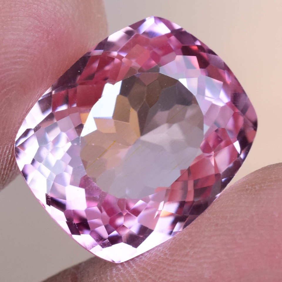 21.85 Ct Stunning Natural Pinkish POUDRETTEITE Burmese Certified Loose ...