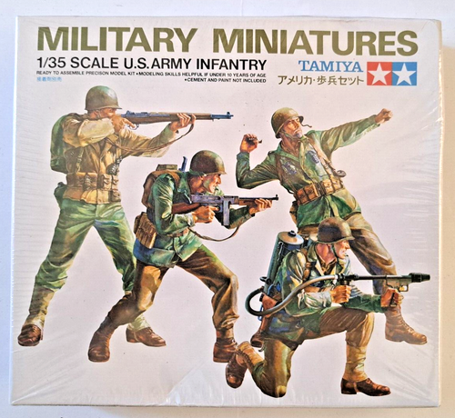 Maquette 1/35 TAMIYA Ref 35048 U.S. Army Infantry (West European ...