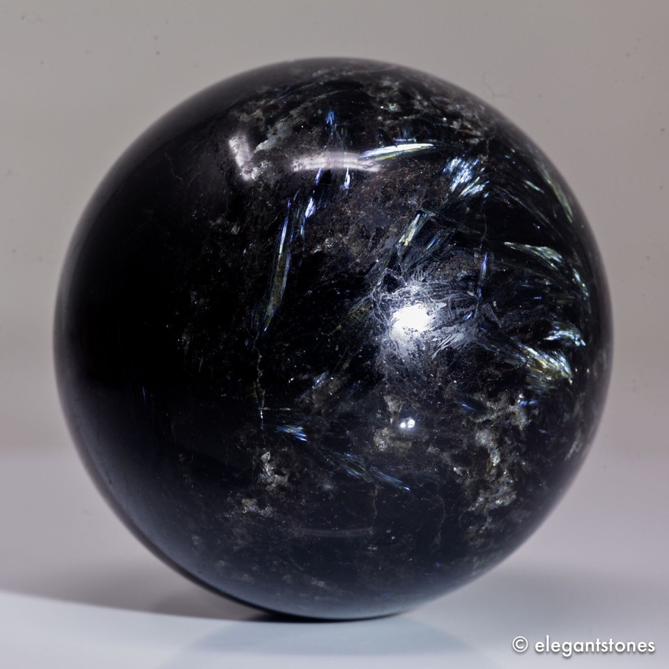 545g69mm Astrophyllite Sphere Crystal Ball Stone Fireworks Quartz ...