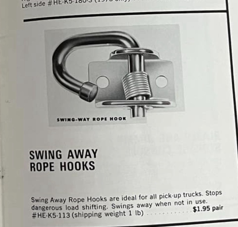 Hickey Enterprises Swing Away Rope Carriers HE | eBay