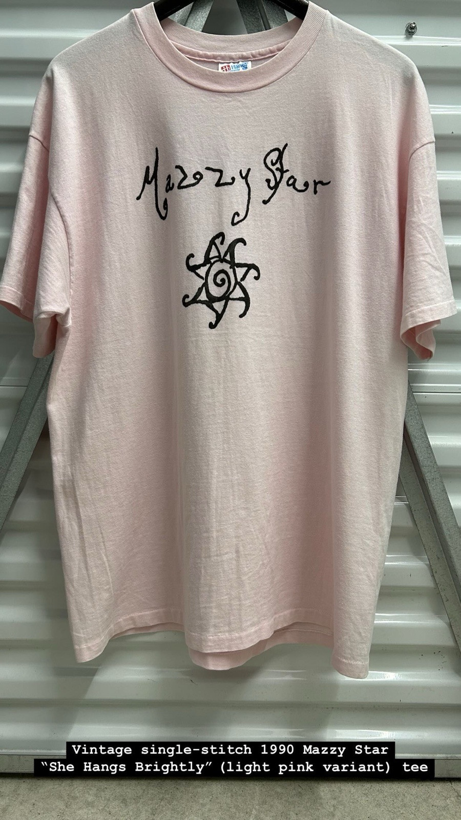 Vintage single-stitch 1990 Mazzy Star “She Hangs Brig… - Gem