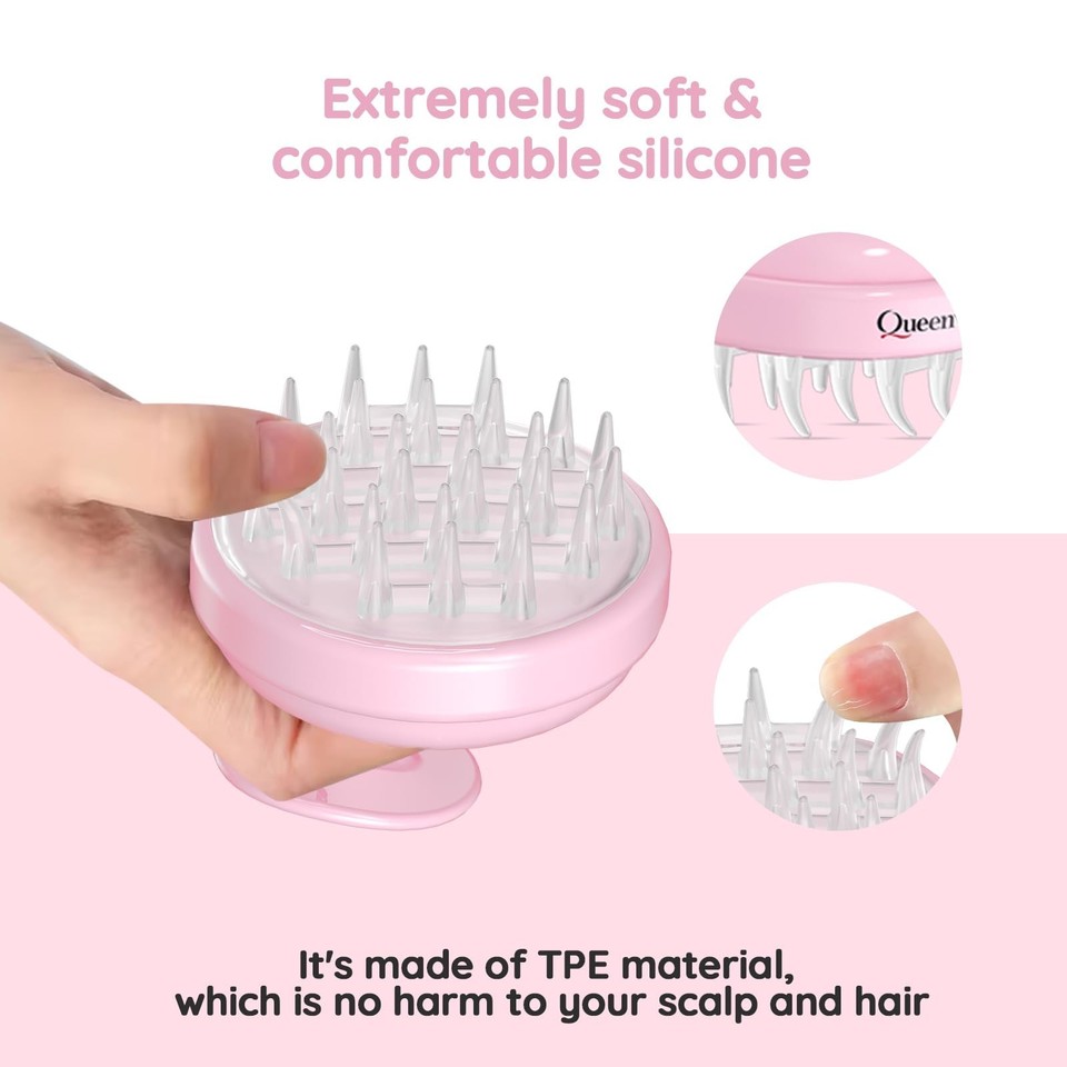 Electric Cordless Hair Scalp Massager, Portable Head Scratching ...