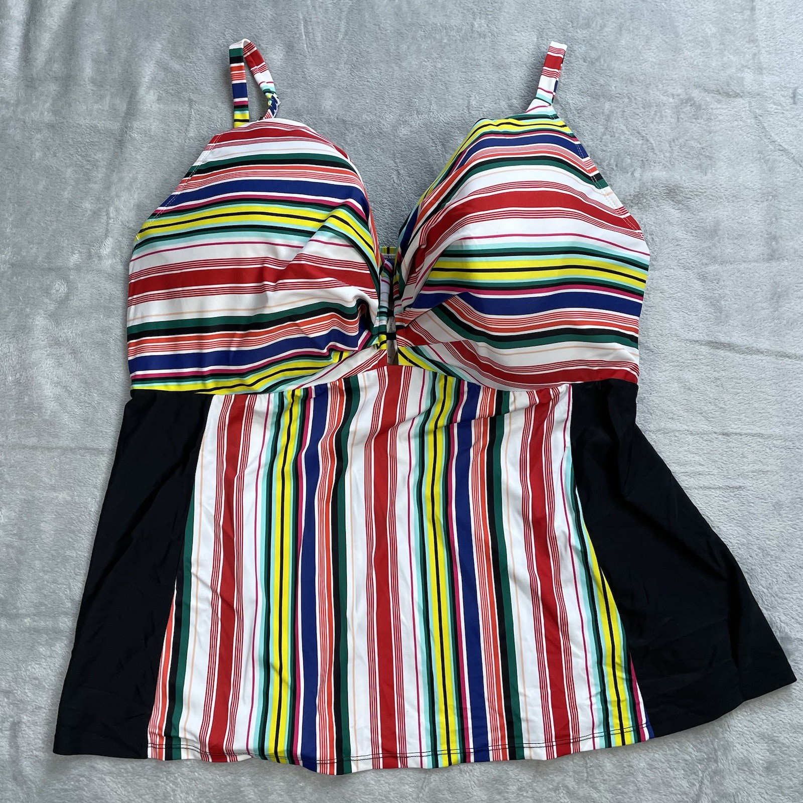 Cacique Swim Tankini Top 46G Full Coverage Underwire … - Gem