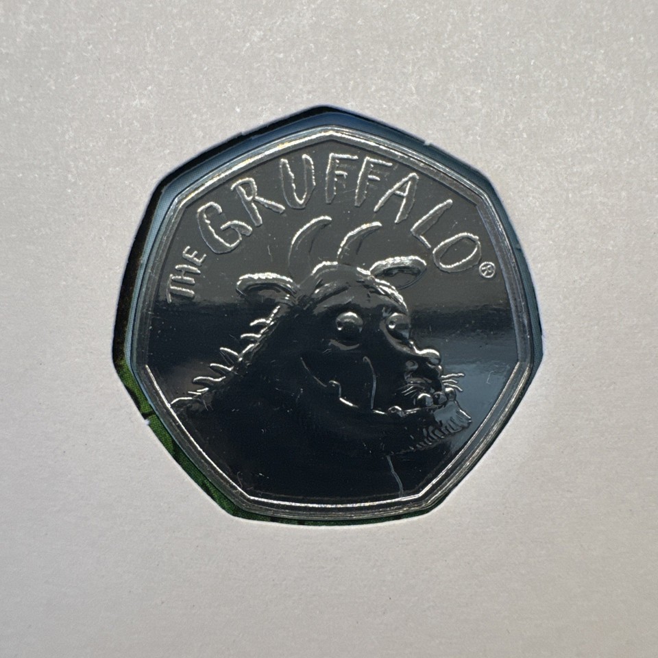 The Gruffalo 2019 50p Fifty Pence Coin + 4 Stamps - Royal Mail Ltd ...