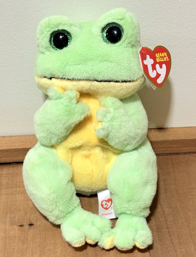 Ty Beanie Bellies Frog SNAPPER Plush 8" Green 2004 MWMT Stuffed NEW | eBay