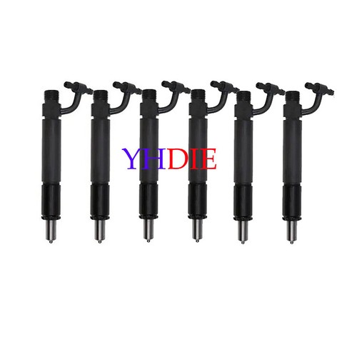 6X Fuel Injector 687372C91 for Case-IH 1086 1460 1466 1486 1470 1586 ...