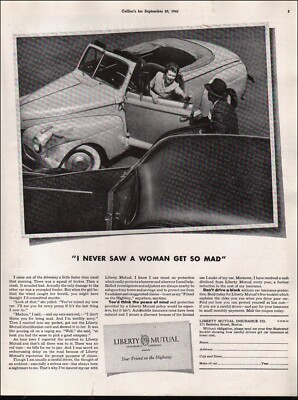 1941 Vintage ad Liberty Mutual Insurance Co. retro Car Auto Wrecked 12 ...