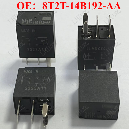 10x 4-PIN 8T2T-14B192-AA Relay Black Multi-Purpose Relay for Fusion ...