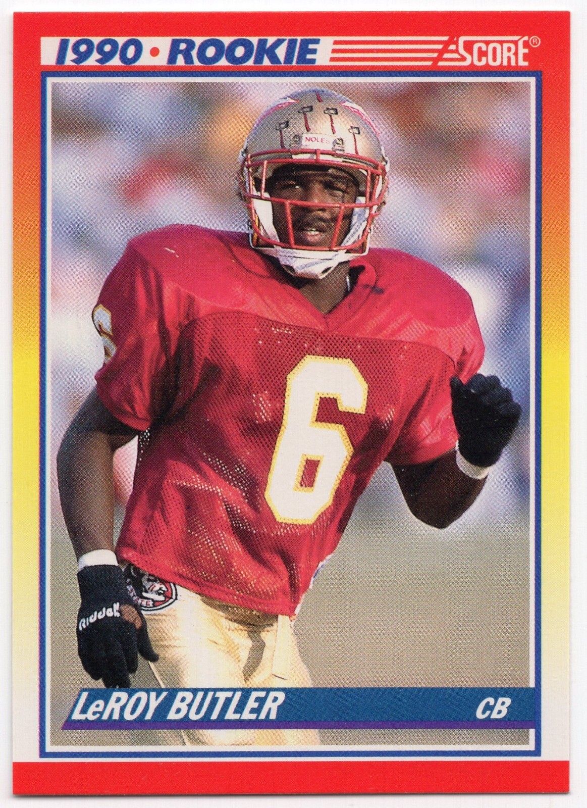 PB059 1990 Score #619 LeRoy Butler RC Green Bay Packers | eBay