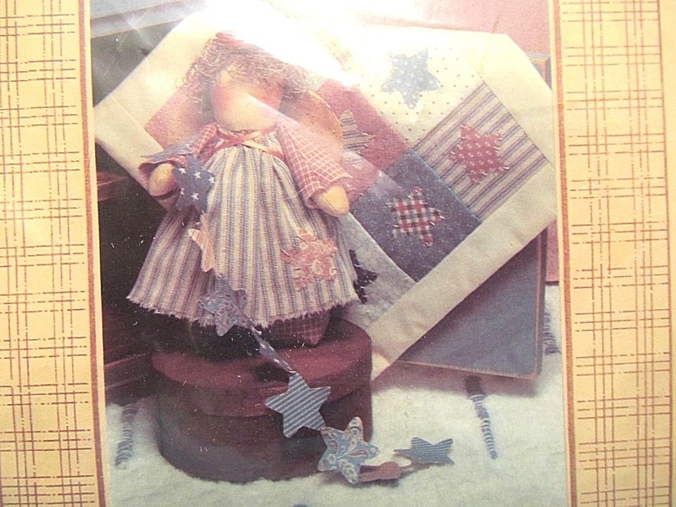 Vintage Pattern LOT_Cloth ANGELS - Doll Ornaments Quilt Patterns + Kit ...