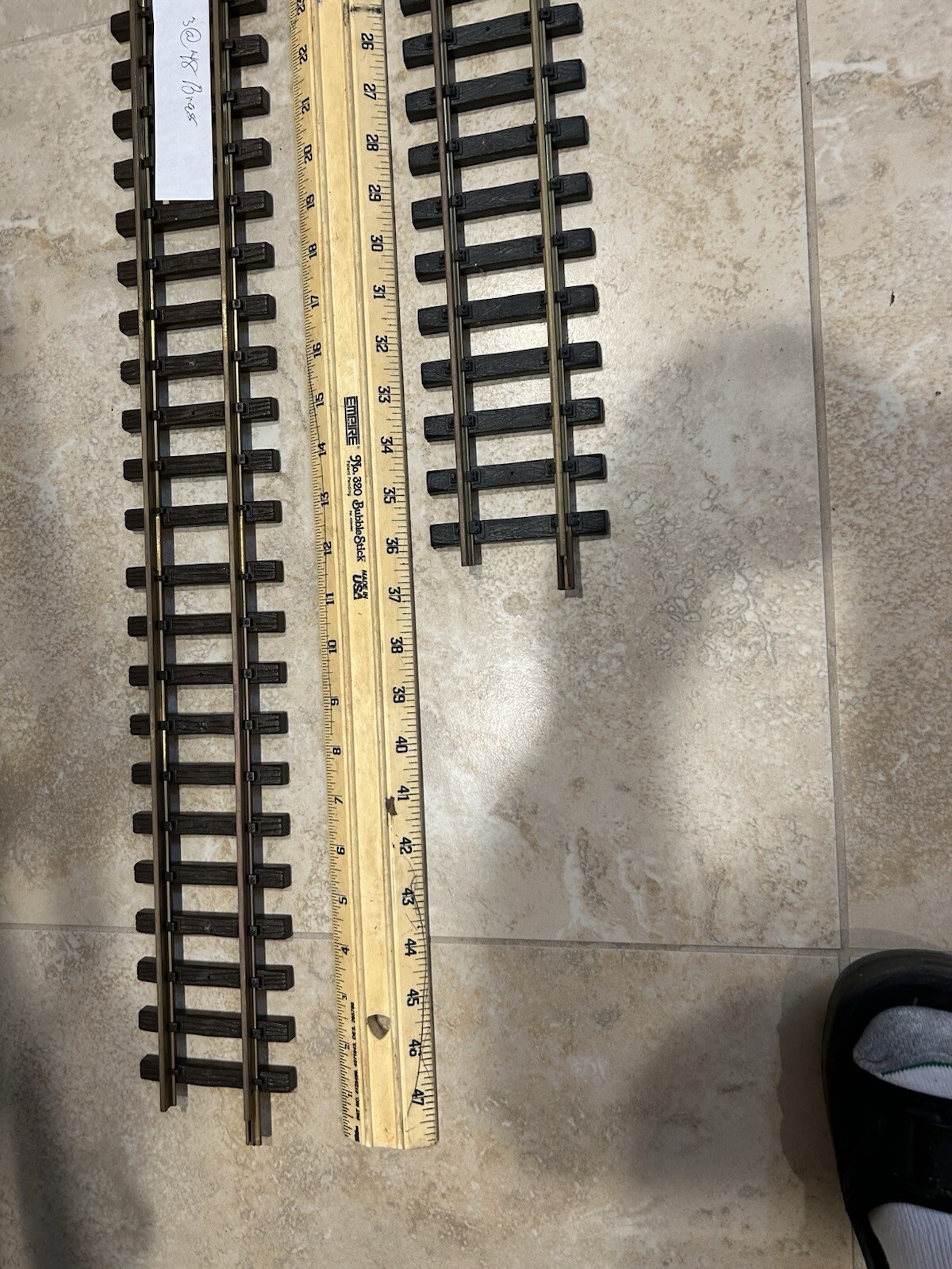 LGB G Gauge Straight Brass Track 4 - 36 Inch Sections Total Of 12 Ft | eBay