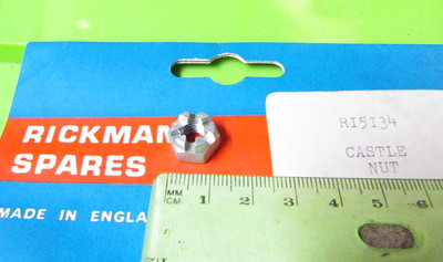 Rickman NOS Early Zundapp 125 MX Six Day Brake 6 mm Castle Nut p/n R151 ...