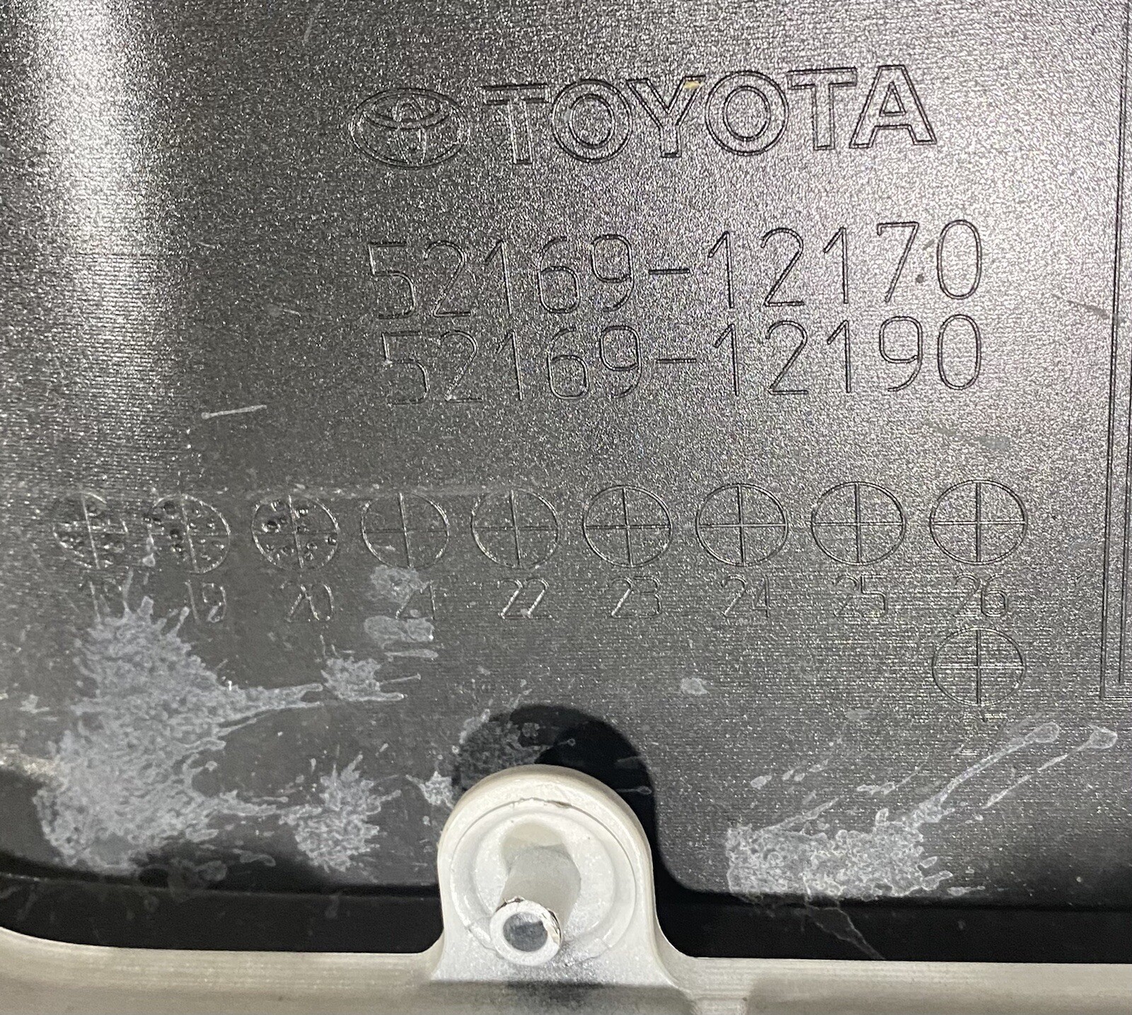 2019-2021 Toyota Corolla Hatchback Rear Bumper Lower Valance 52169 ...