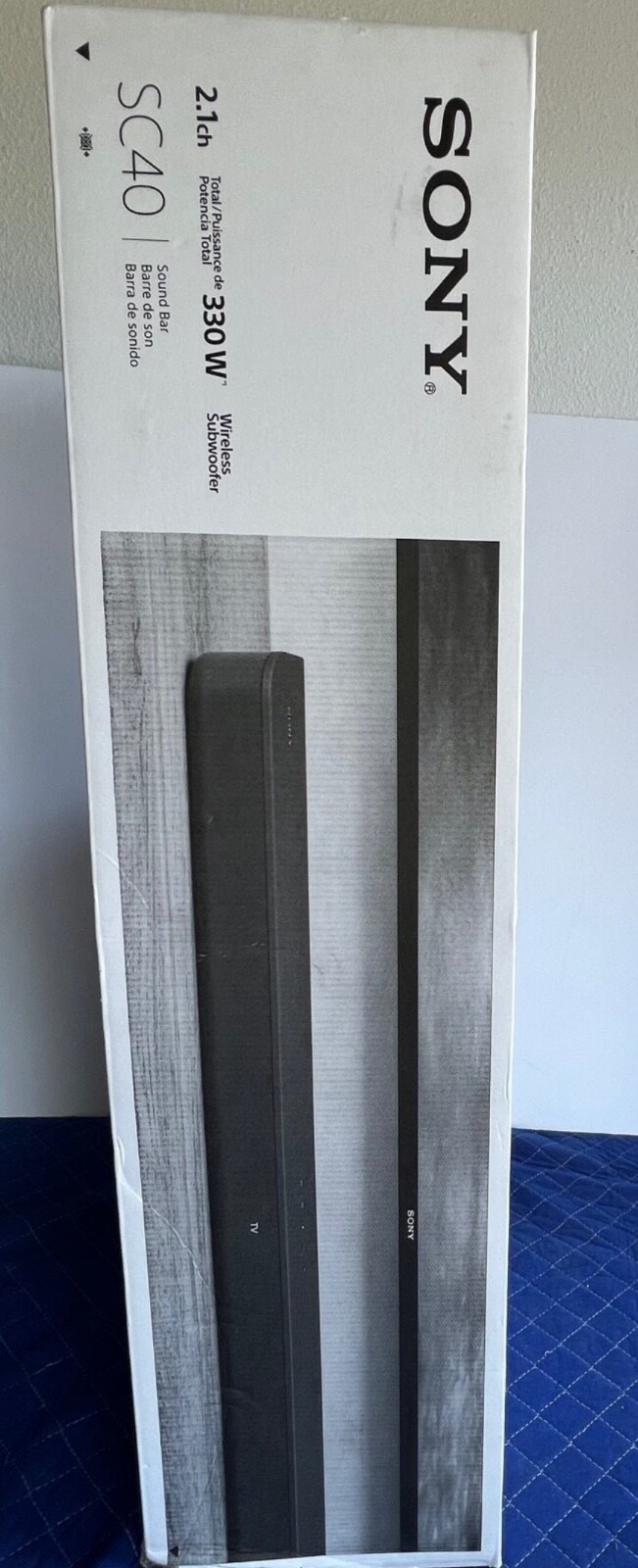 Sony HT-SC40 2.1ch Soundbar with Wireless Subwoofer - Black for sale ...