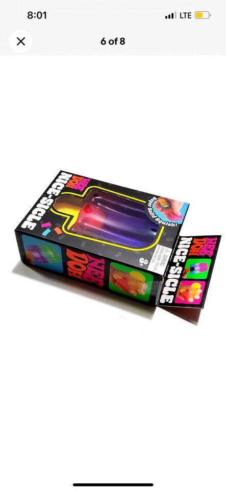 Nee Doh Nice-Sicle Popsicle 🍡 Multicolor Purple New Unopened Box | eBay