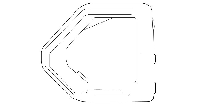 Genuine GM Bright Chrome Front Driver Side Fog Lamp Bezel Insert ...