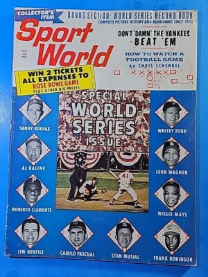 1962 Sport World Magazine Special World Series Cover | eBay