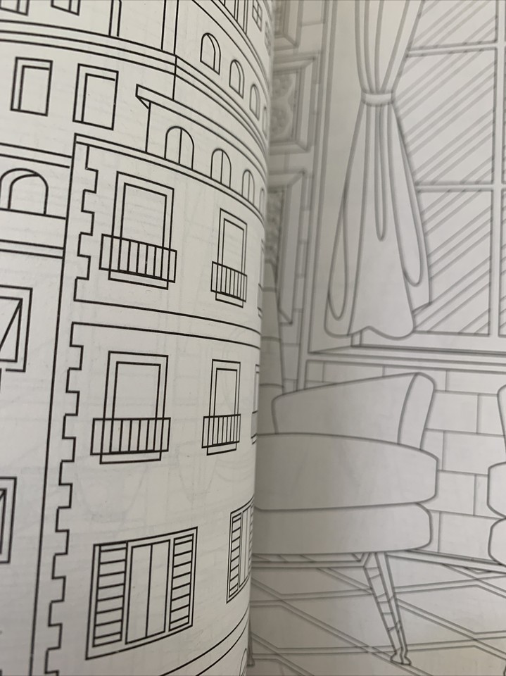 Kappa Designer Adult Coloring Book Designs To Color HOME SWEET HOME | eBay