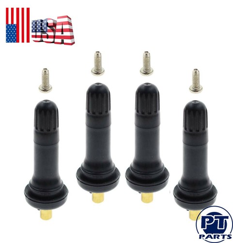 4pcs TPMS Tire Pressure Sensor Valve Stem For Chevy Silverado 1500 2500 ...
