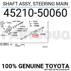 4521050060 Genuine Toyota SHAFT ASSY, STEERING MAIN 45210-50060 | eBay