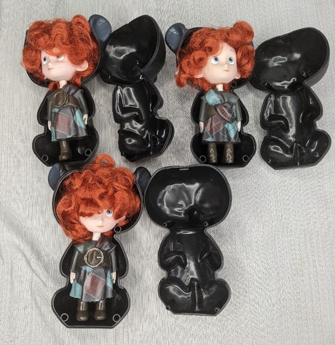 Disney Store Brave Merida's 3 Brothers Triplets Transforming Into Bears ...
