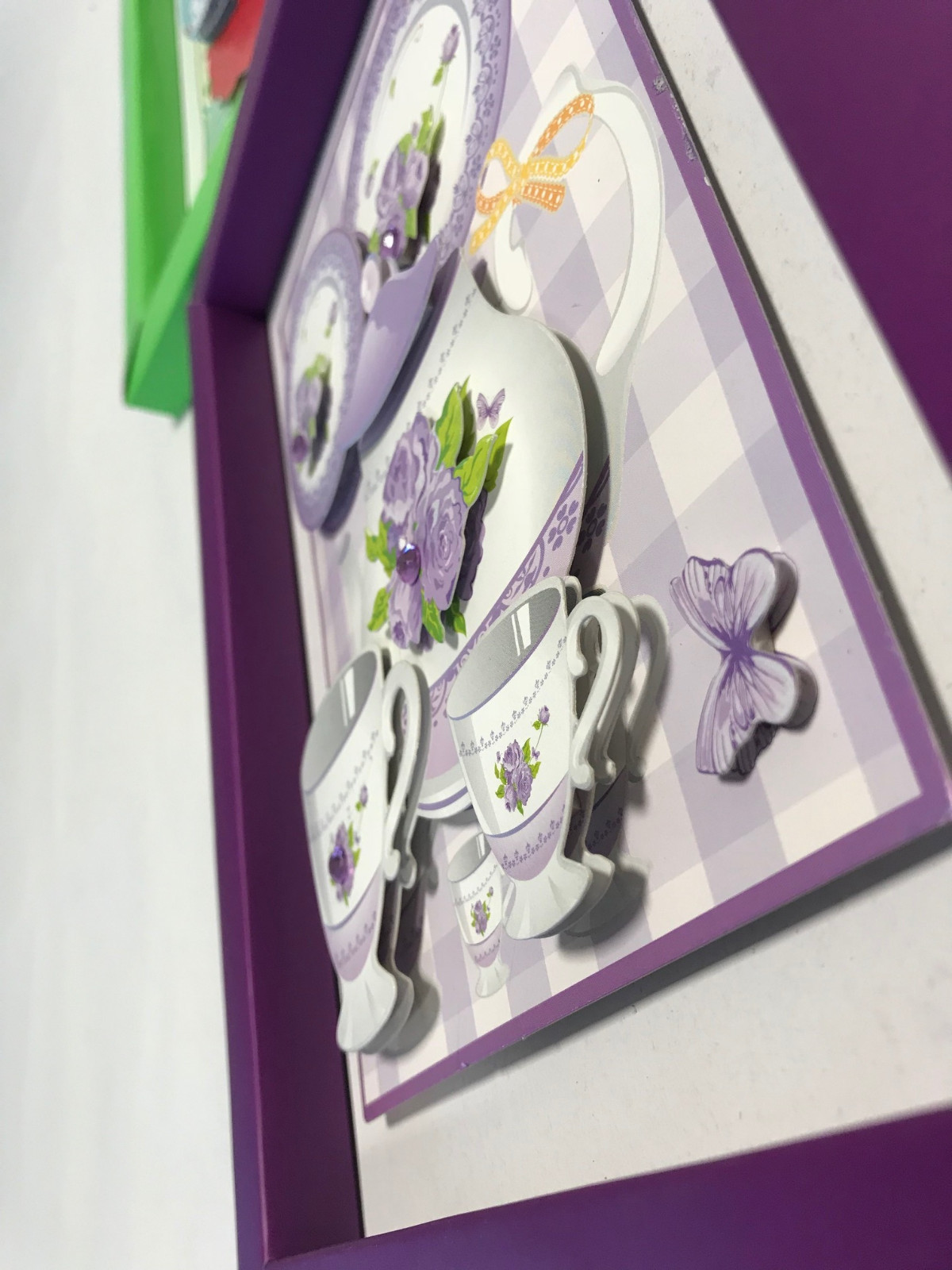 6x 3D Colourful Cute Paper Picture Frame Kids Room Home Wall Decor ...