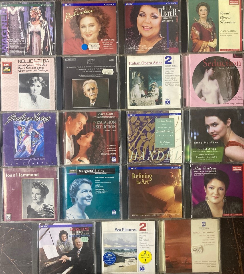 Bulk lot of Classical CDs (AUSTRALIAN Composers / Performers) As ...