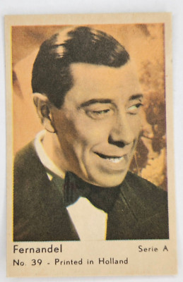 1964 Dutch Gum Series A Printed in Holland #39 Fernandel (E) | eBay