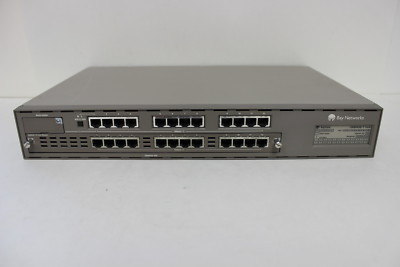 BAY NETWORKS AT2202E01 BAYSTACK 100BASE-T HUB 24 PORT WITH MODULE ...