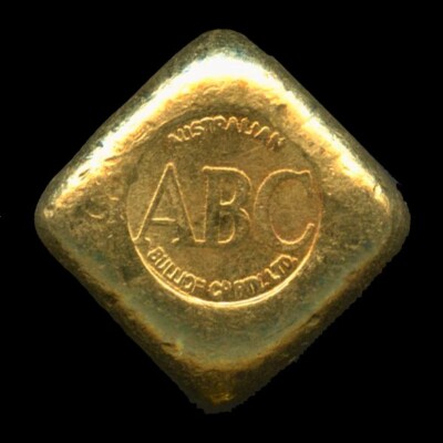 ABC 1oz Gold Ingot. Contains 1oz of .9999 pure gold. Popular Diamond ...